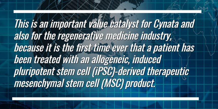 Cynata Therapeutics Initiates Patient Treatment in World 1st Clinical ...