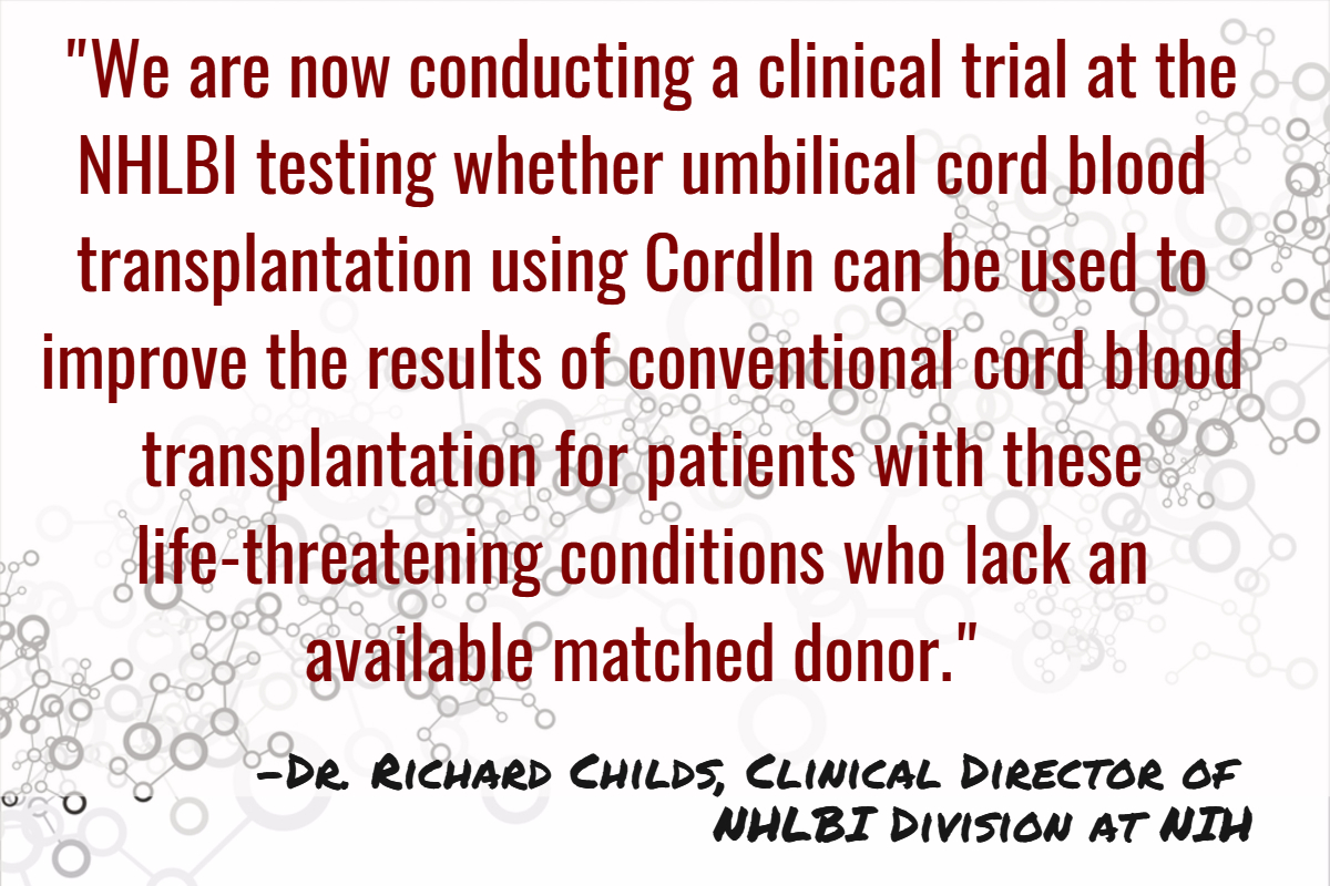 Gamida Cell Transplants First Patient in Phase 1/2 Study of CordIn™