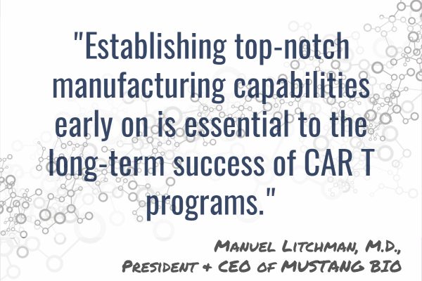 Mustang Bio Establishes CAR T Cell Therapy Manufacturing Facility in MA