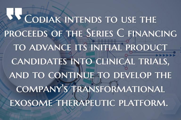 Exosome Company Codiak BioSciences Closes $76.5 Million in Series C ...