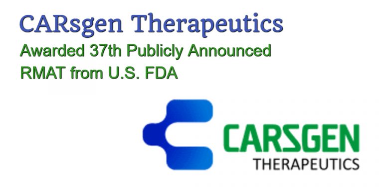 CARsgen's CAR-T Therapy CT053 for R/R Multiple Myeloma is 37th Publicly ...