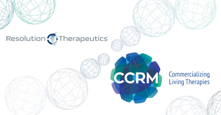 Resolution Therapeutics and CCRM to develop and scale up manufacturing ...