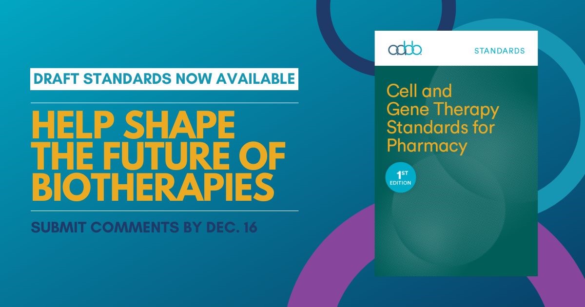 AABB Introduces New Cell and Gene Therapy Standards for Pharmacy ...